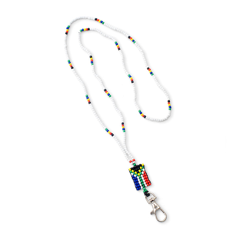 Single String Lanyard With Clip And Mini SA Flag – Kidz Positive ...